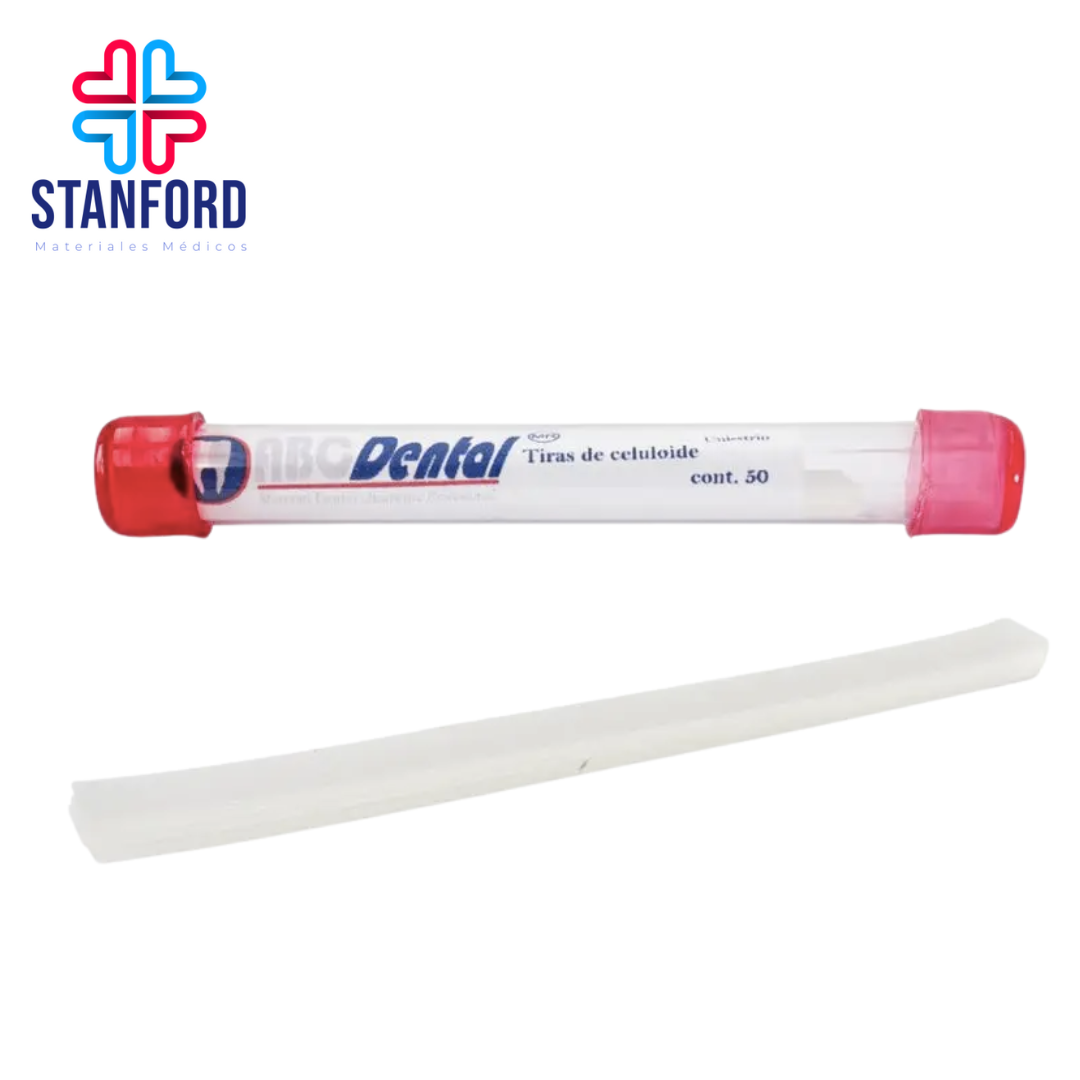TIRAS DE CELULOIDE CON 50 PZS. – Dental Stanford